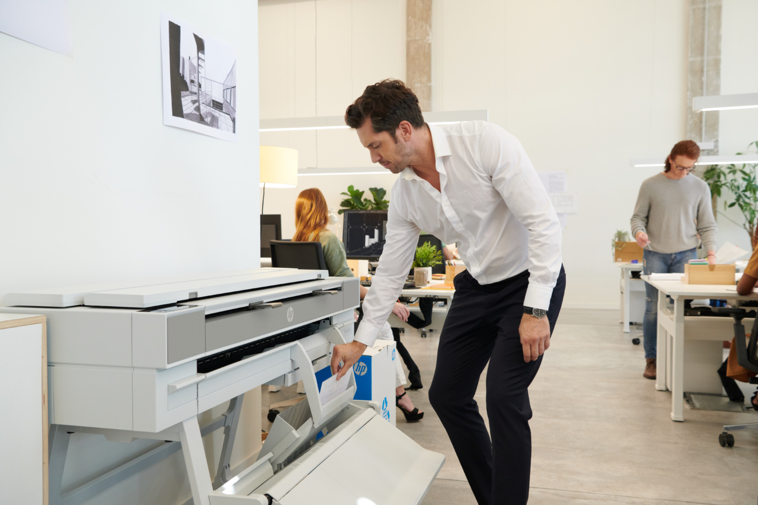 HP DesignJet XL3800 36" MFP Printer | Colyer
